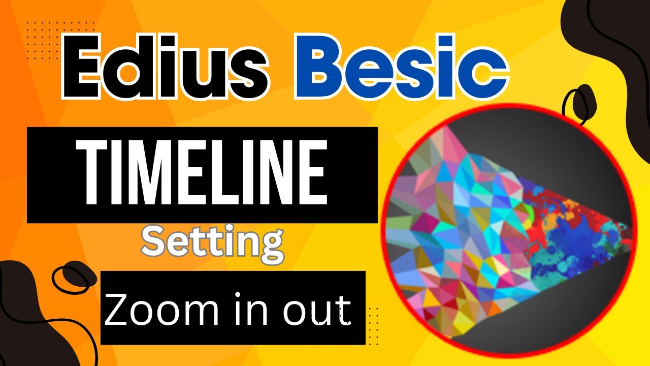 EDIUS Timeline Besic Setting Zoom in out//family Studio Creation - YouTube