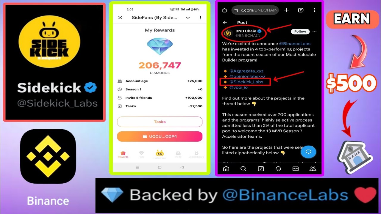 Sidekick Listing Date? || Sidekick New Update || Binance New Project ...