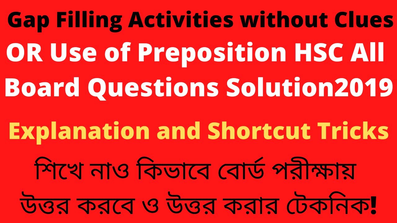Gap Filling Activities Without Clues Use Of Preposition HSC All gap-filling-activities-without-clues-use-of-preposition-hsc-all