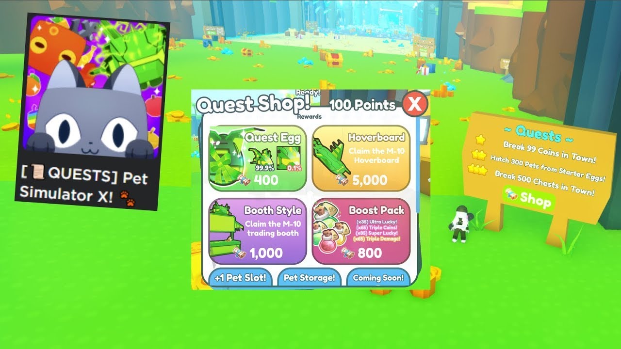 [📜QUESTS] Pet Simulator X! 🐾 1 - YouTube