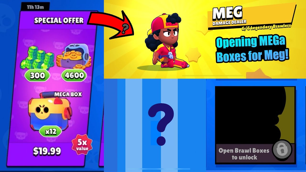 Opening MEGa boxes for Meg! | Brawl Stars Box Opening - YouTube