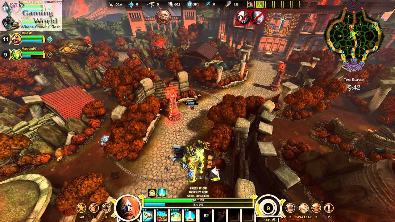 Smite (3d MobA) Normal game 5v5 - YouTube