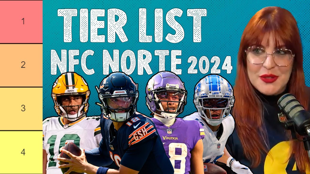 Tier List: Classificação NFC Norte (NFL 2024) - YouTube