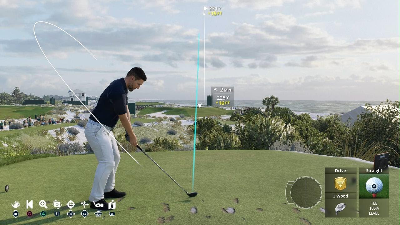 The Ocean Course -Back 9- PGA Tour - YouTube