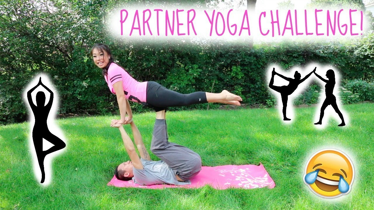 PARTNER YOGA CHALLENGE - missjeannec - YouTube