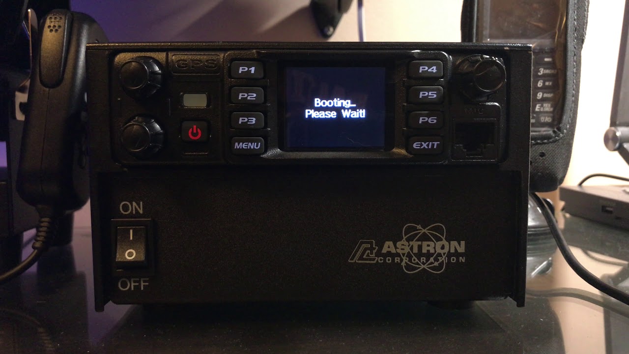 Anytone D578 with Astron SS-18 TK-7180 Power Supply - YouTube