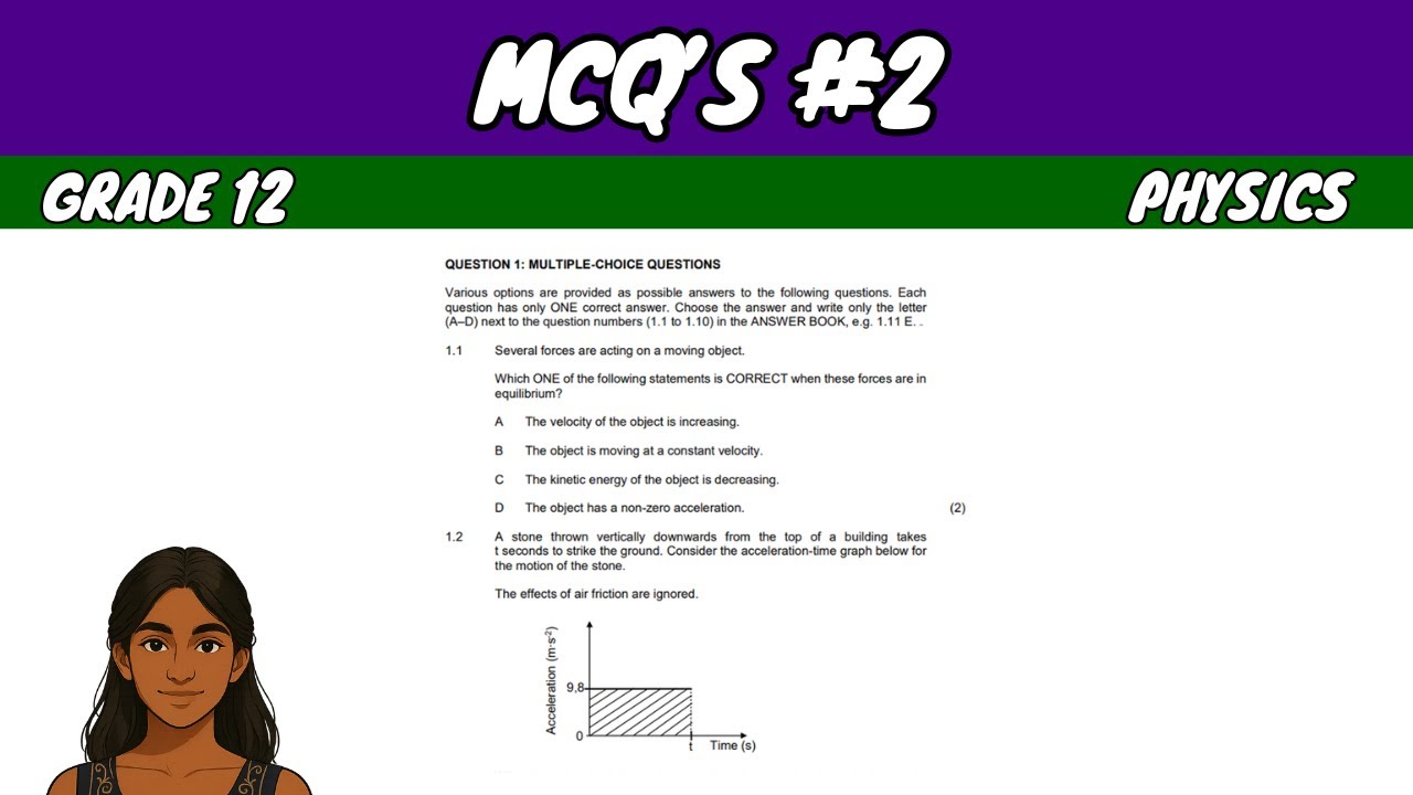 Physics MCQ's #2 | Grade 12 Physics - YouTube