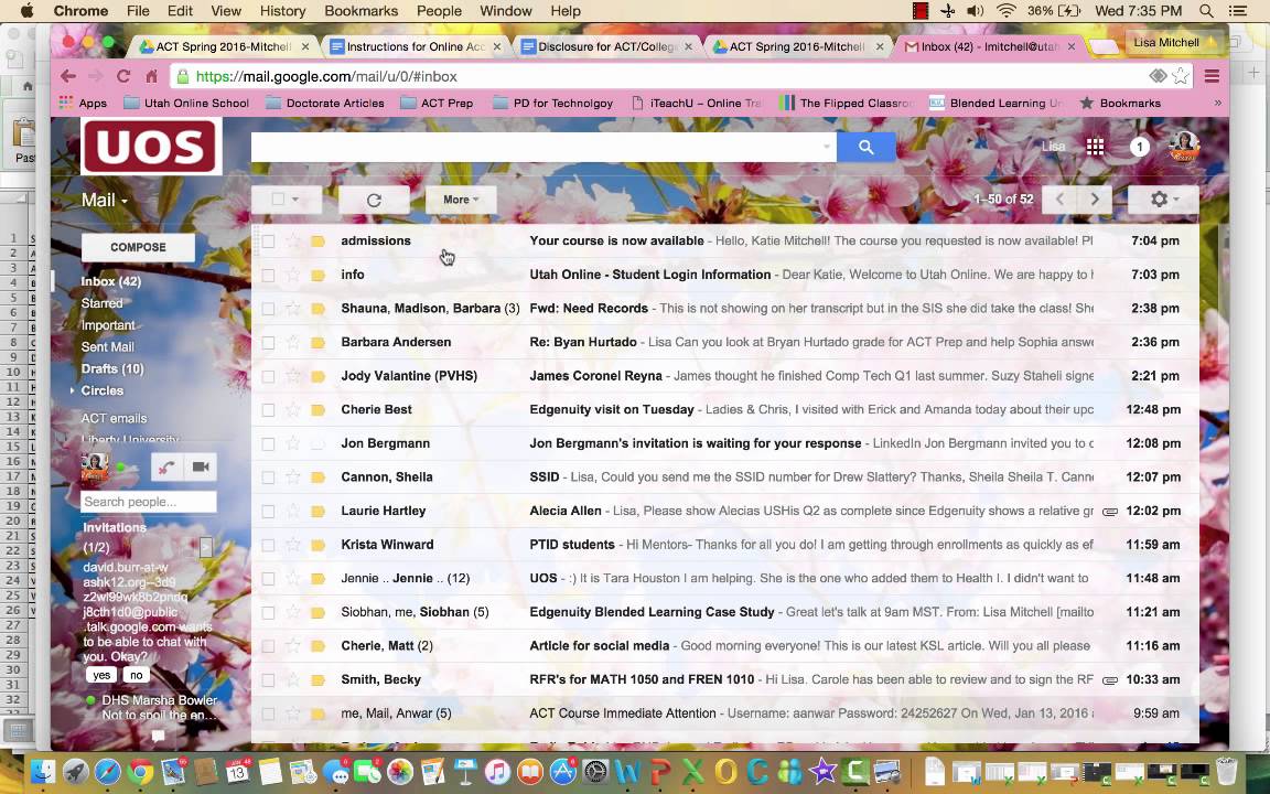 Creating Schoology and Edgenuity Accounts ACT Spring 2016 - YouTube