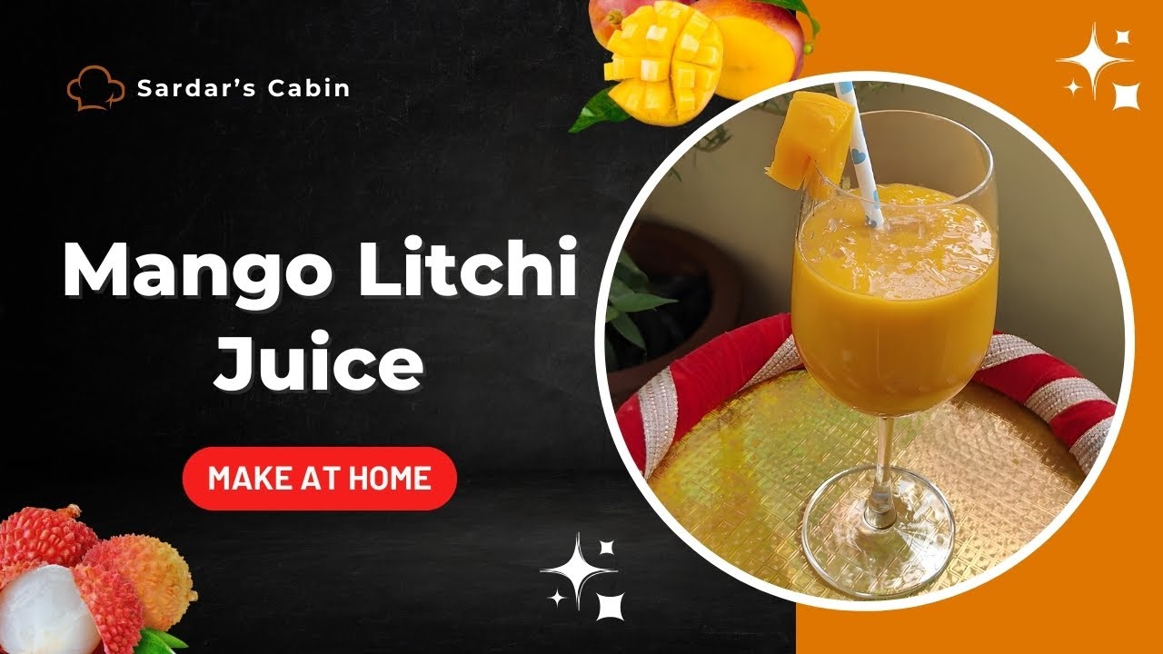 Mango Litchi Drinks Mango Litchi Refreshing Summer Drink - YouTube