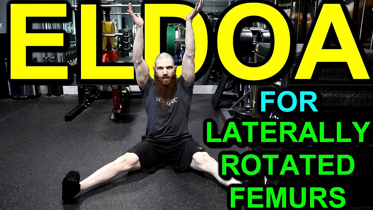 Top 5 ELDOA EXERCISES for LATERALLY ROTATED FEMURS | How to IMPROVE ...