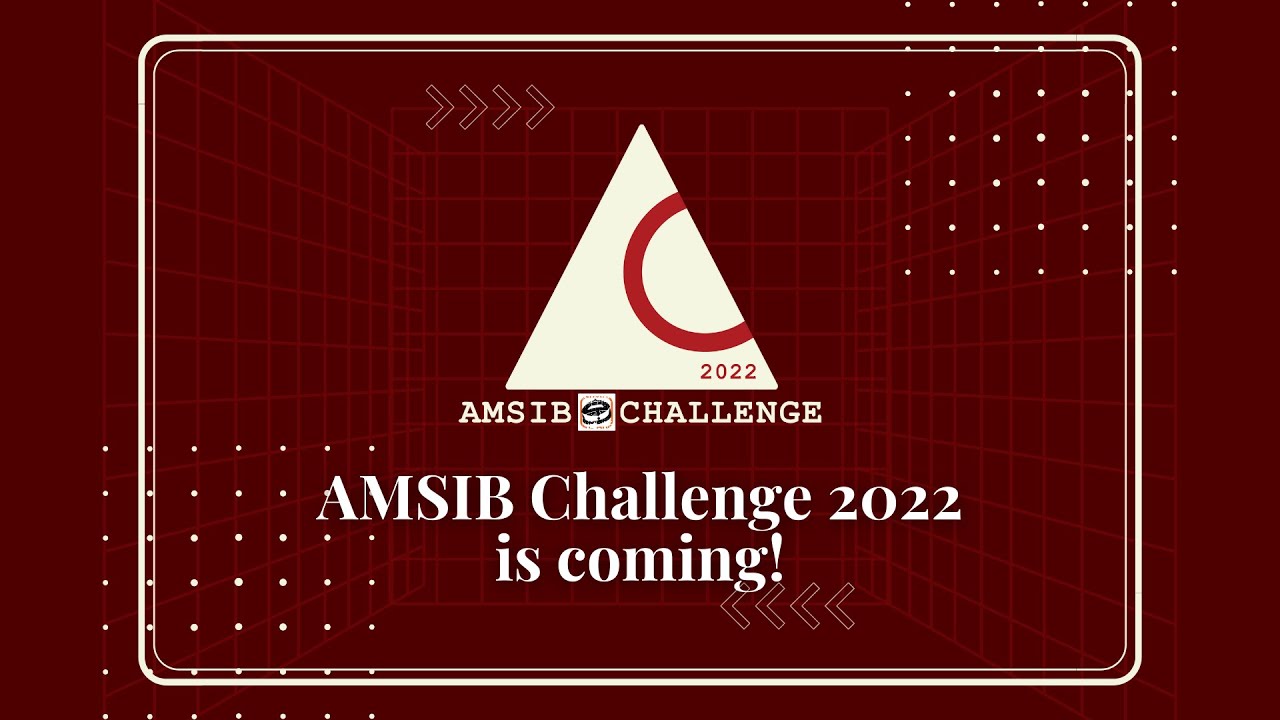 AMSIB Challenge 2022 is coming! - YouTube