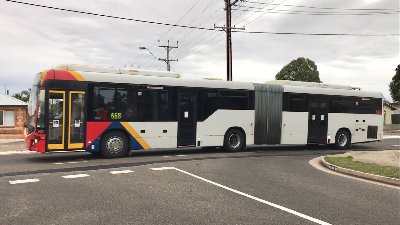 Torrens Transit Scania K360UA R808 passing Taperoo - YouTube