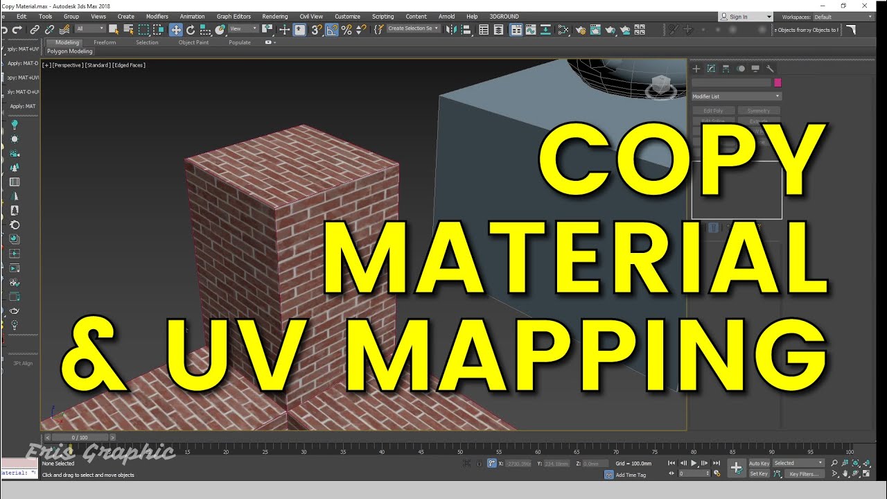 Copy Material And Mapping in 3dsMax - YouTube