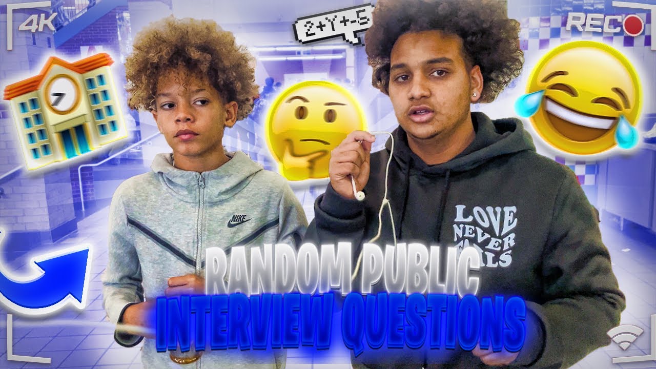 RANDOM HIGH SCHOOL PUBLIC INTERVIEW QUESTION‼️ - YouTube