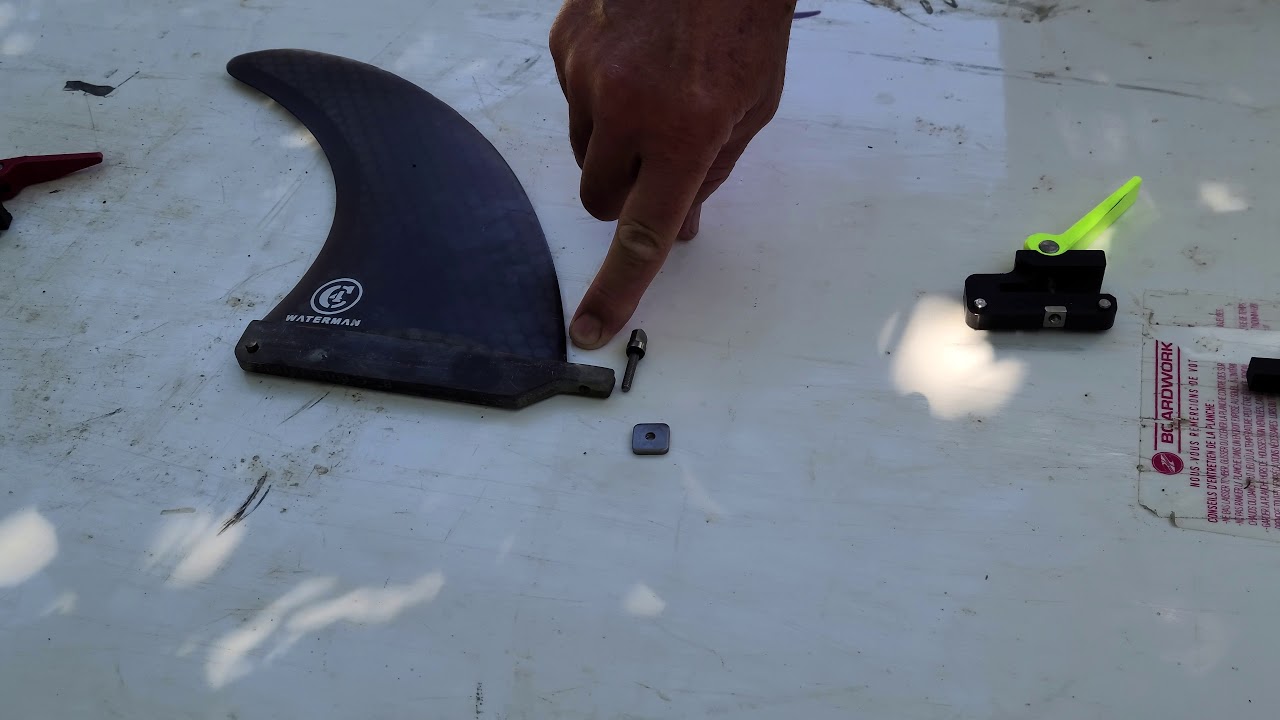 Quick release fin clamp paddle boards surfboards longboarding and ...