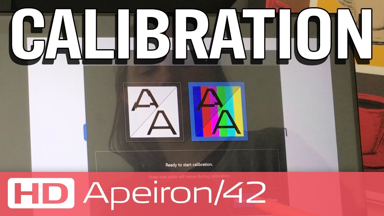 Calibration, HD Apeiron/42 – Contex large format scanning - YouTube