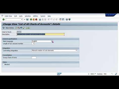 24. Define GL Accounts Groups T-OBD4 - YouTube