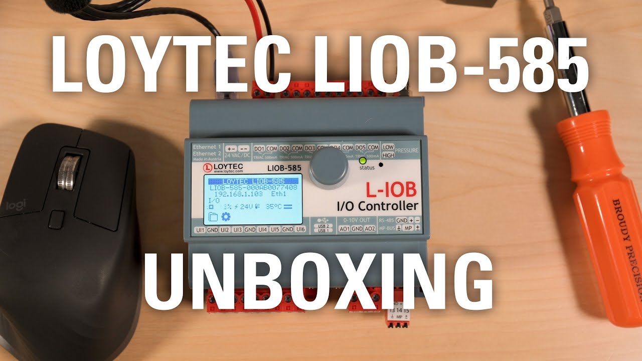Loytec LIOB-585 Hardware Overview - YouTube
