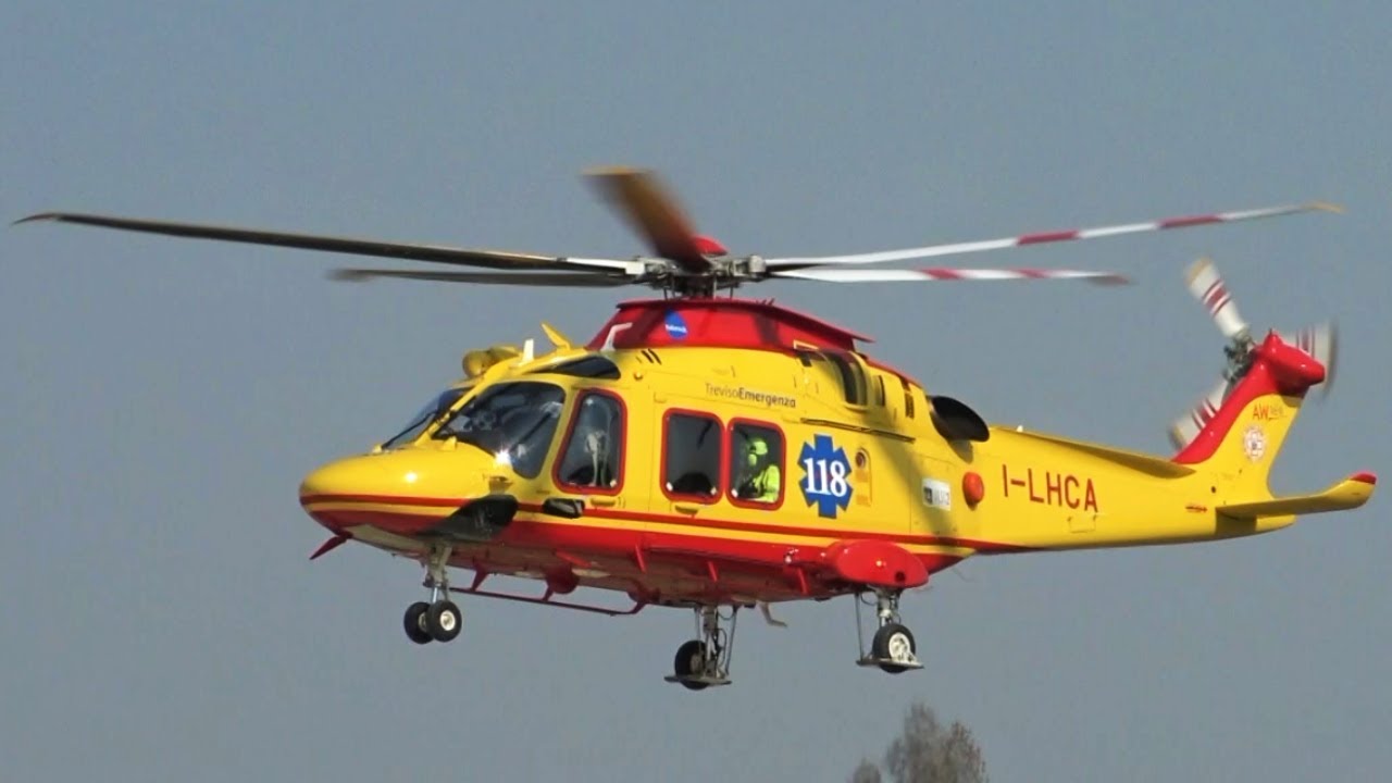 AW 169 Elisoccorso SUEM 118 Treviso - YouTube