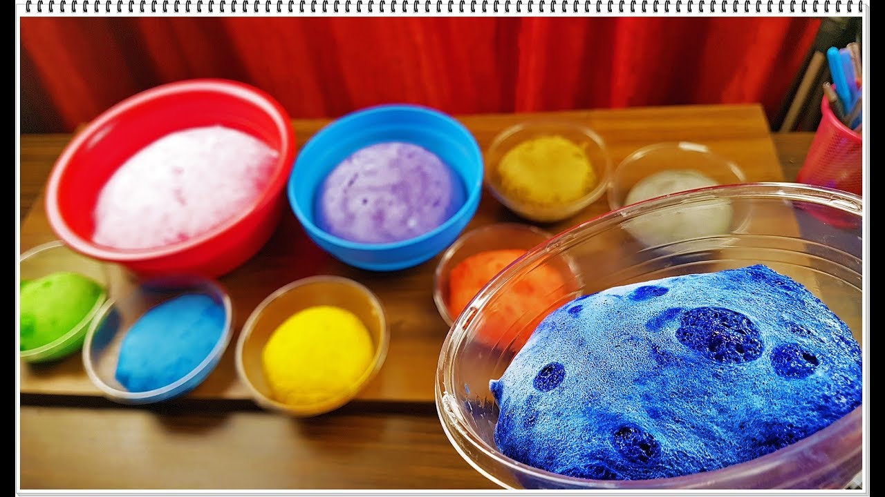 Puffy Slime Growing Collection - #satisfyingslime - YouTube