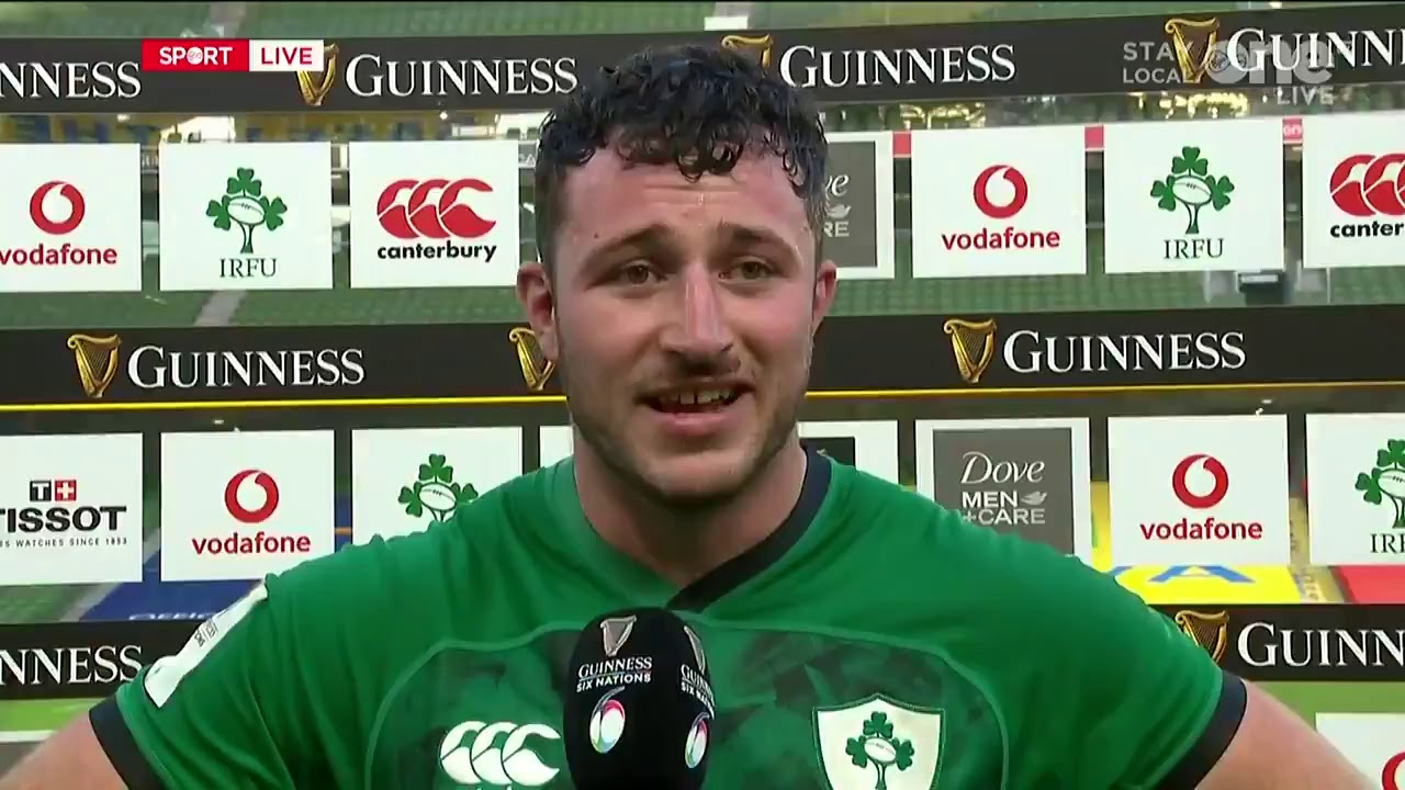 Will Connors on his Man of the Match performance on his Ireland debut ...
