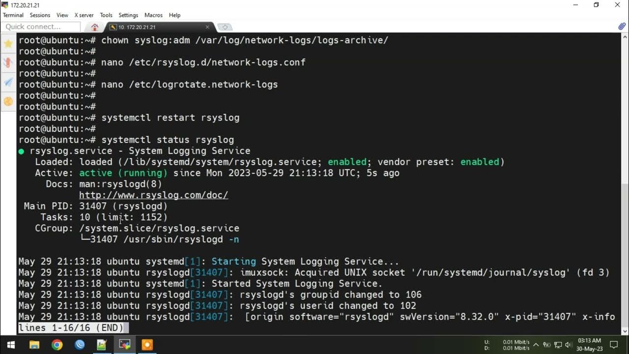 Setup Centralized Log Server with rsyslog on Ubuntu Server - YouTube