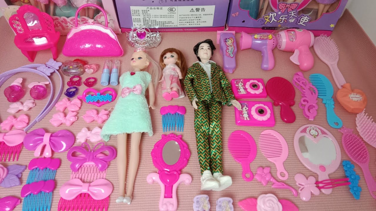 Hello kitty/10 Minutes Satisfying with Unboxing Mr.Ken and family ...