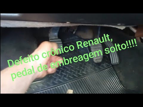 Pedal de embreagem solto Renault Duster , Sandero, Logan. 