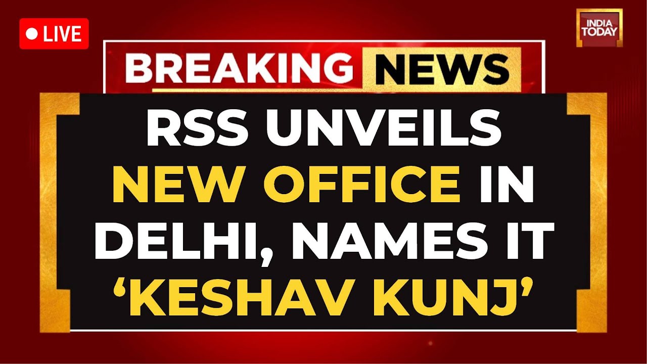 LIVE: Inside Look At RSS's Stunning Delhi HQ 'Keshav Kunj' - Amit Shah ...