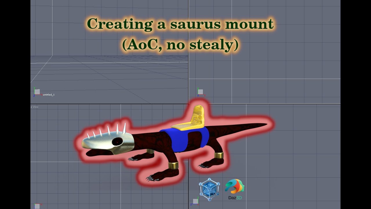 Creating the Saurus mount - YouTube