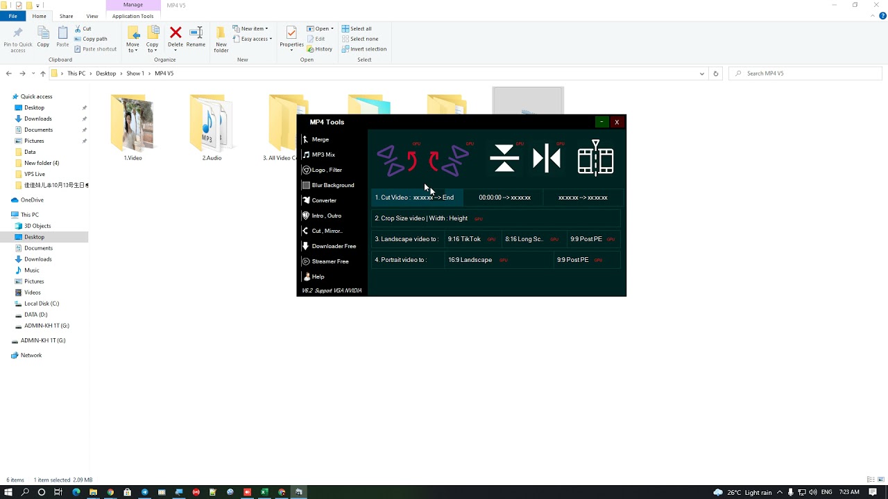 មើលសិនចាំទិញក៏បាន Demo MP4 Tools V6 2 - YouTube