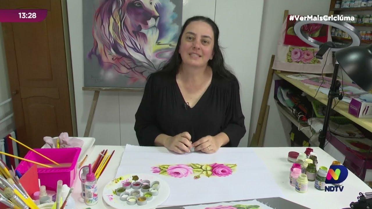 Aprenda a fazer pintura em tecido Aprenda a fazer pintura em tecido