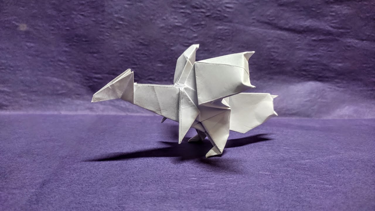 How To Make Origami Pokemon Kyurem - Origami Pokemon Legendary (Pokemon ...