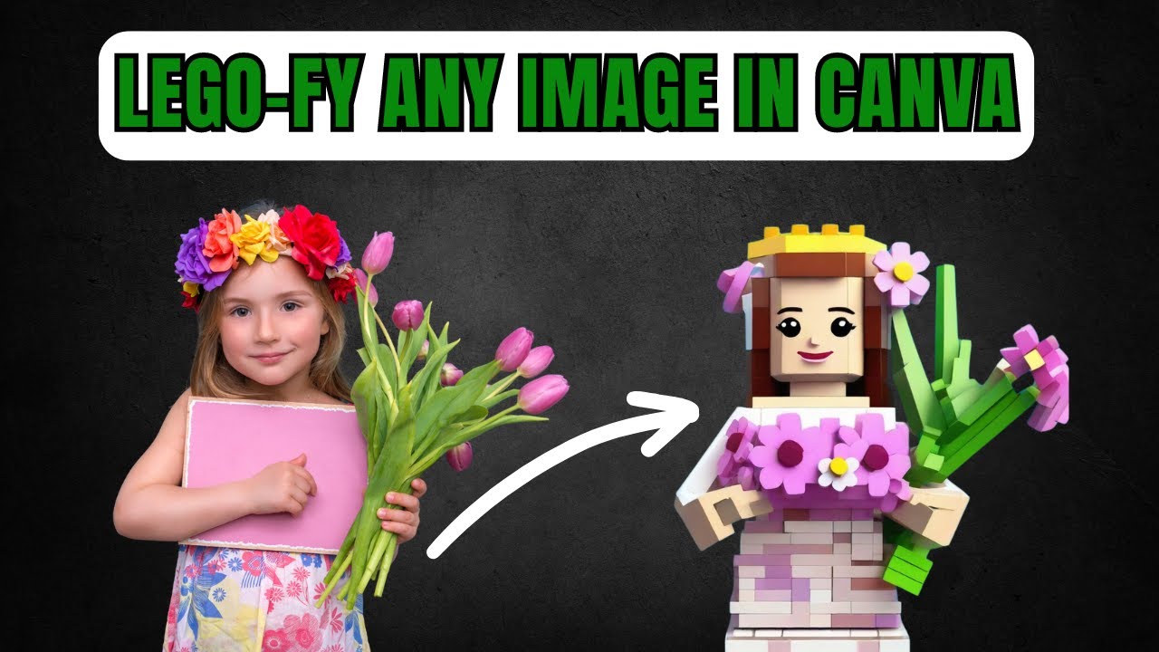 How to Transform Any Image into a LEGO Design Using Canva - YouTube