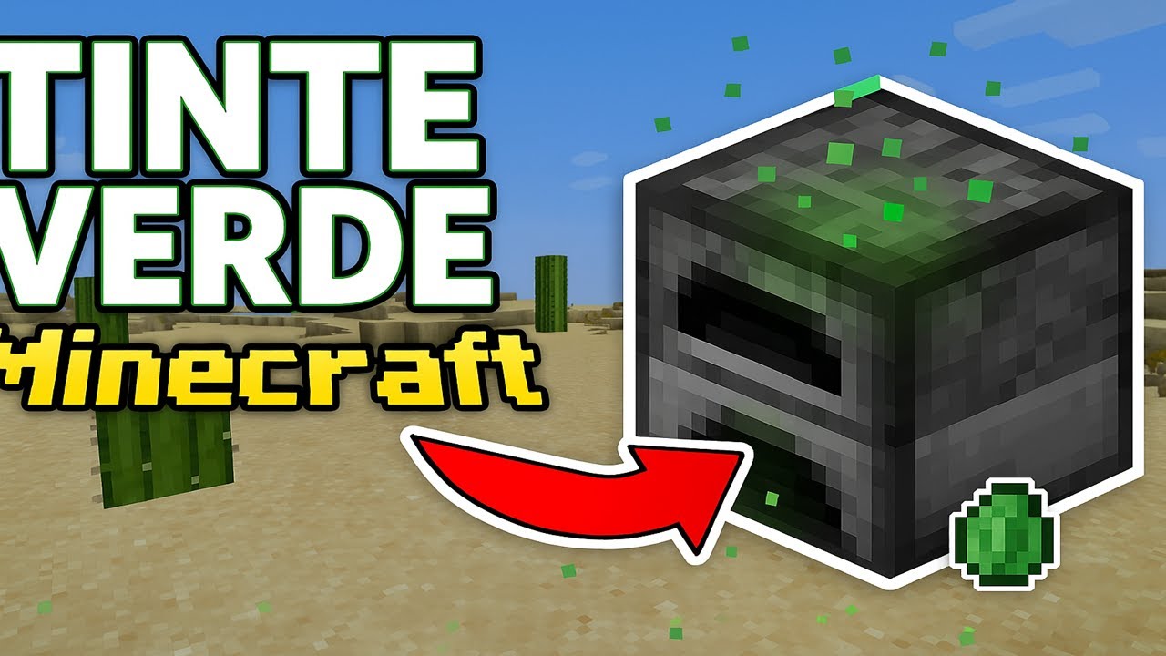 🟩 ¡NO LO CREERÁS! Así conseguí el TINTE VERDE en Minecraft en segundos ...
