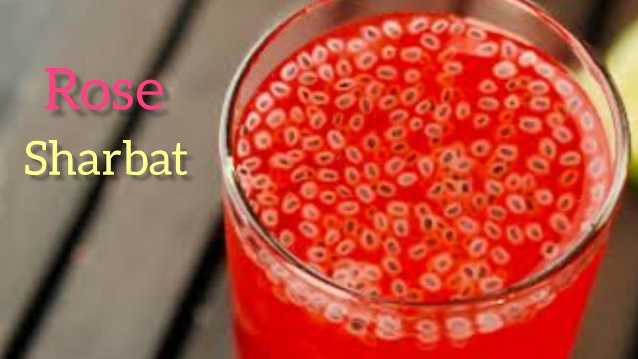 Rose Sharbat | How to make rose sharbat | summer cool drink ...