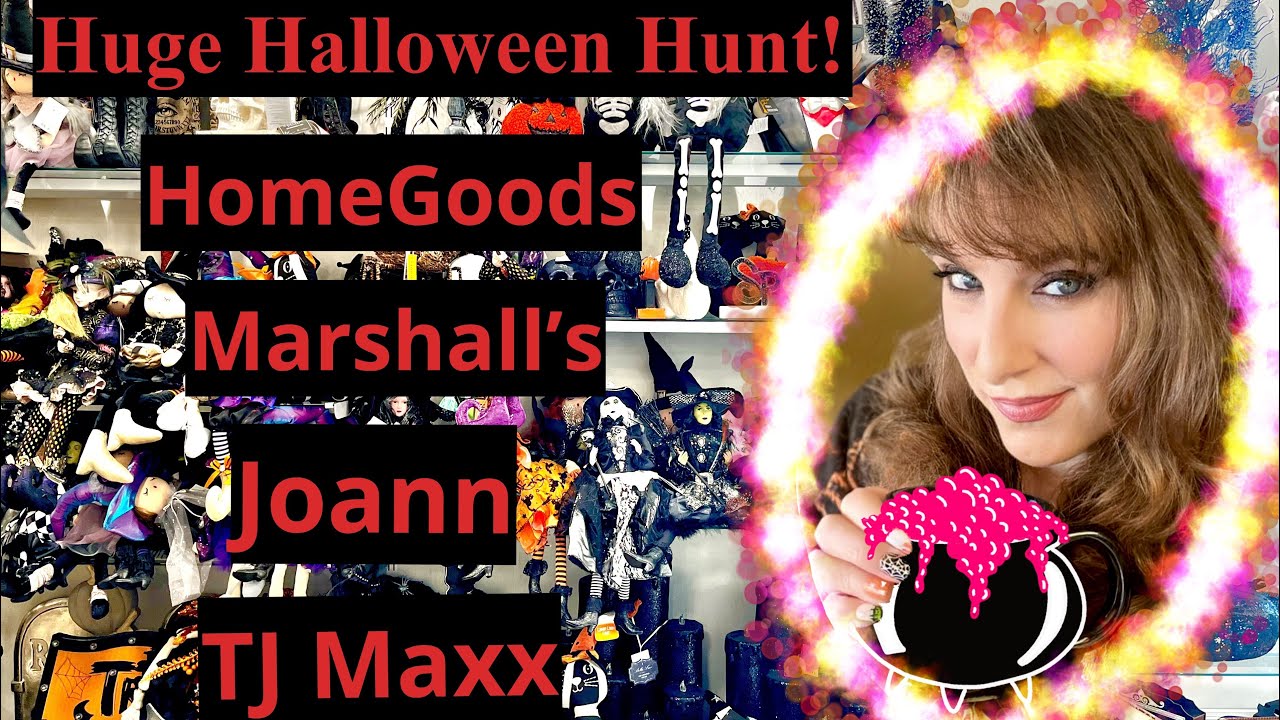 Code Orange! Huge Halloween Hunt: HomeGoods, Joann, TJ Maxx! - YouTube