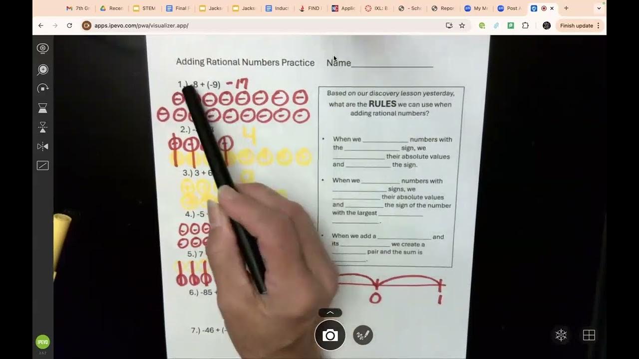 Adding & Subtracting Rational Numbers - YouTube