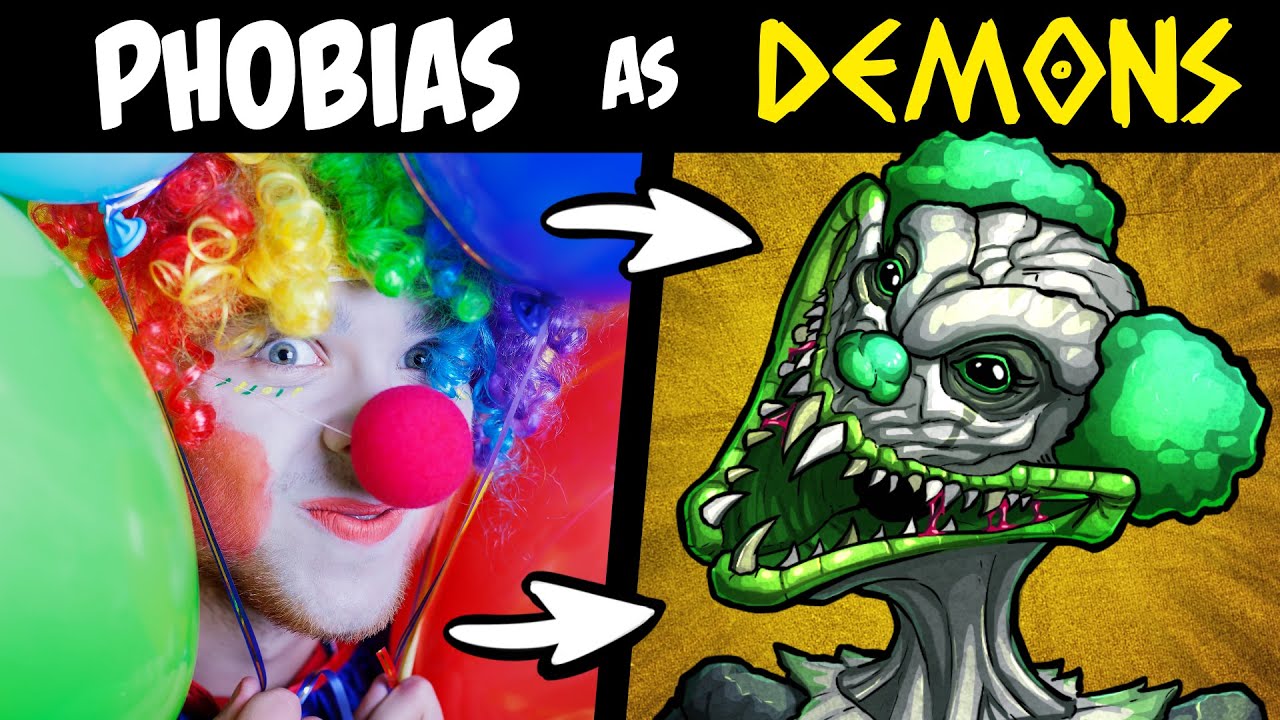 What if PHOBIAS Were DEMONS?! P3 (Lore & Speedpaint) - YouTube