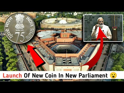 Launch Of New ₹ 75 Coin In India 😮 | Full Detailed Video Of Parliament ...