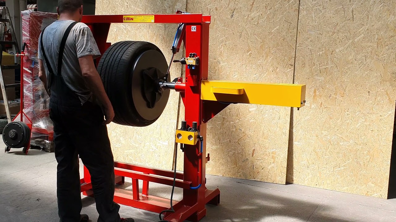 COTON STANDARD 13-22" tyre testing machine / tyre tester / tire checker ...