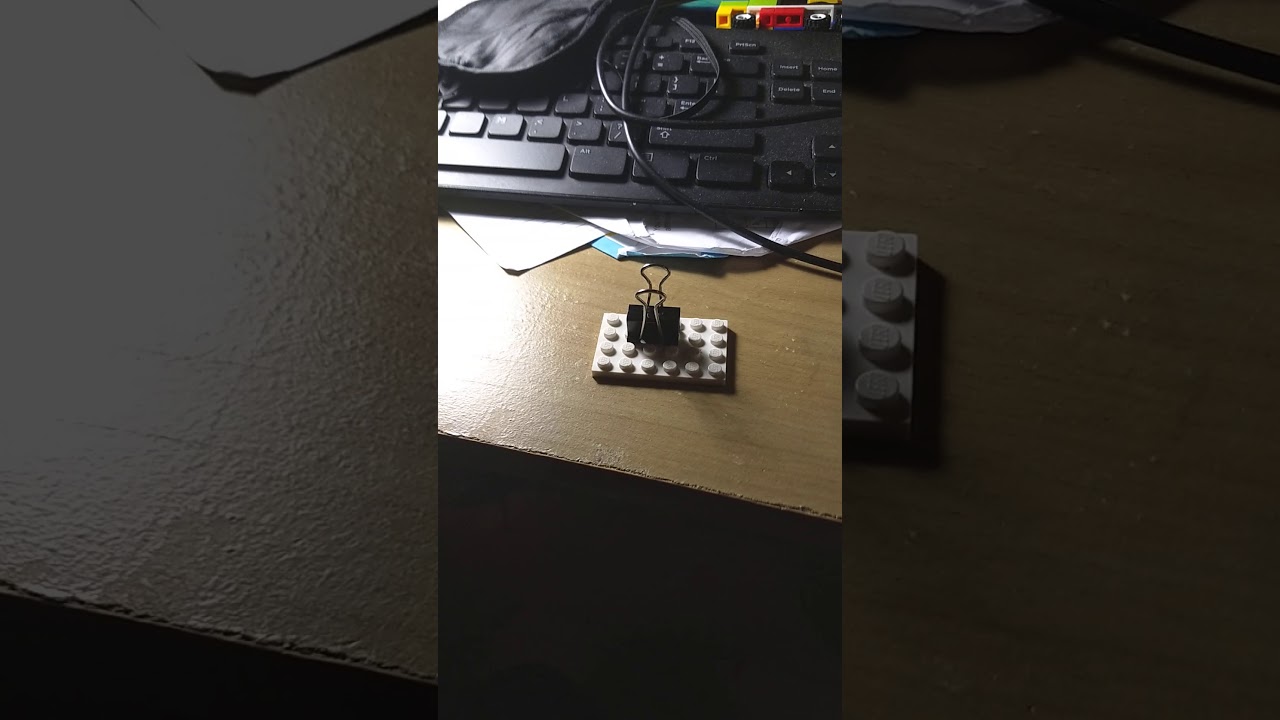 Binder Clips + Legos - YouTube