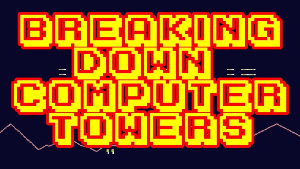 Electronic Scrap Computer Tower Breakdown - YouTube