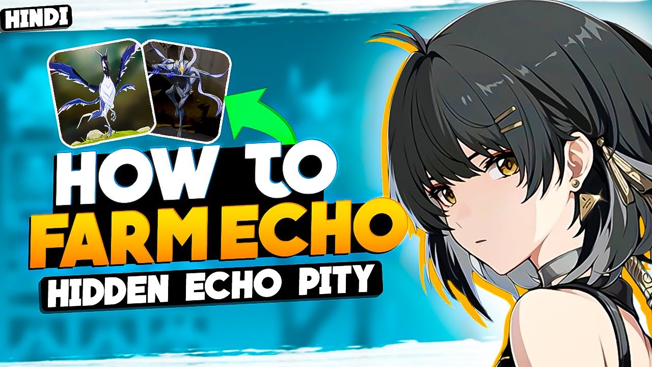 Efficient Echo Farming Technique & Pity system in Hindi [Wuthering ...