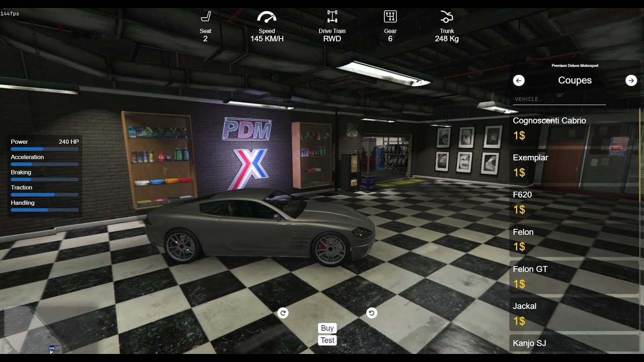 [FiveM] Cardealer - YouTube