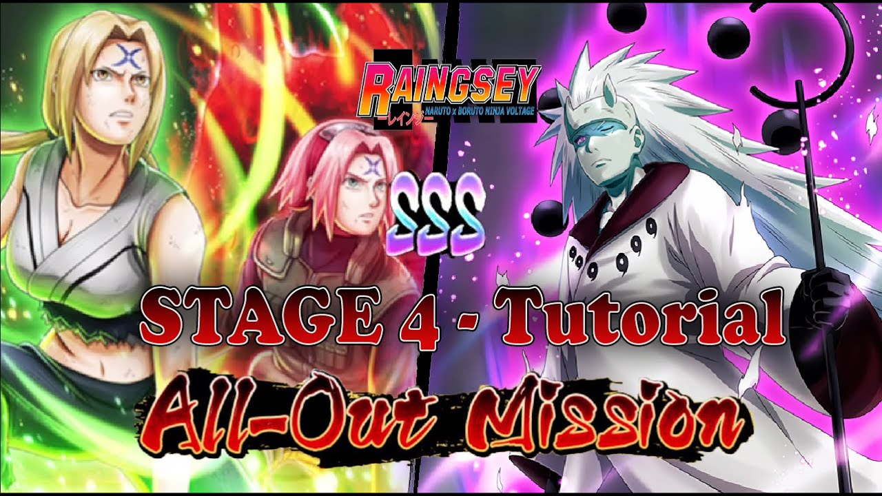 Tsunade(100 Healing Jutsu) & Madara (So6p) STAGE 4 TUTORIAL [ENG VOCAL ...