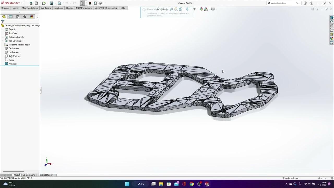 How to Open and Edit a STL file on SolidWorks - YouTube