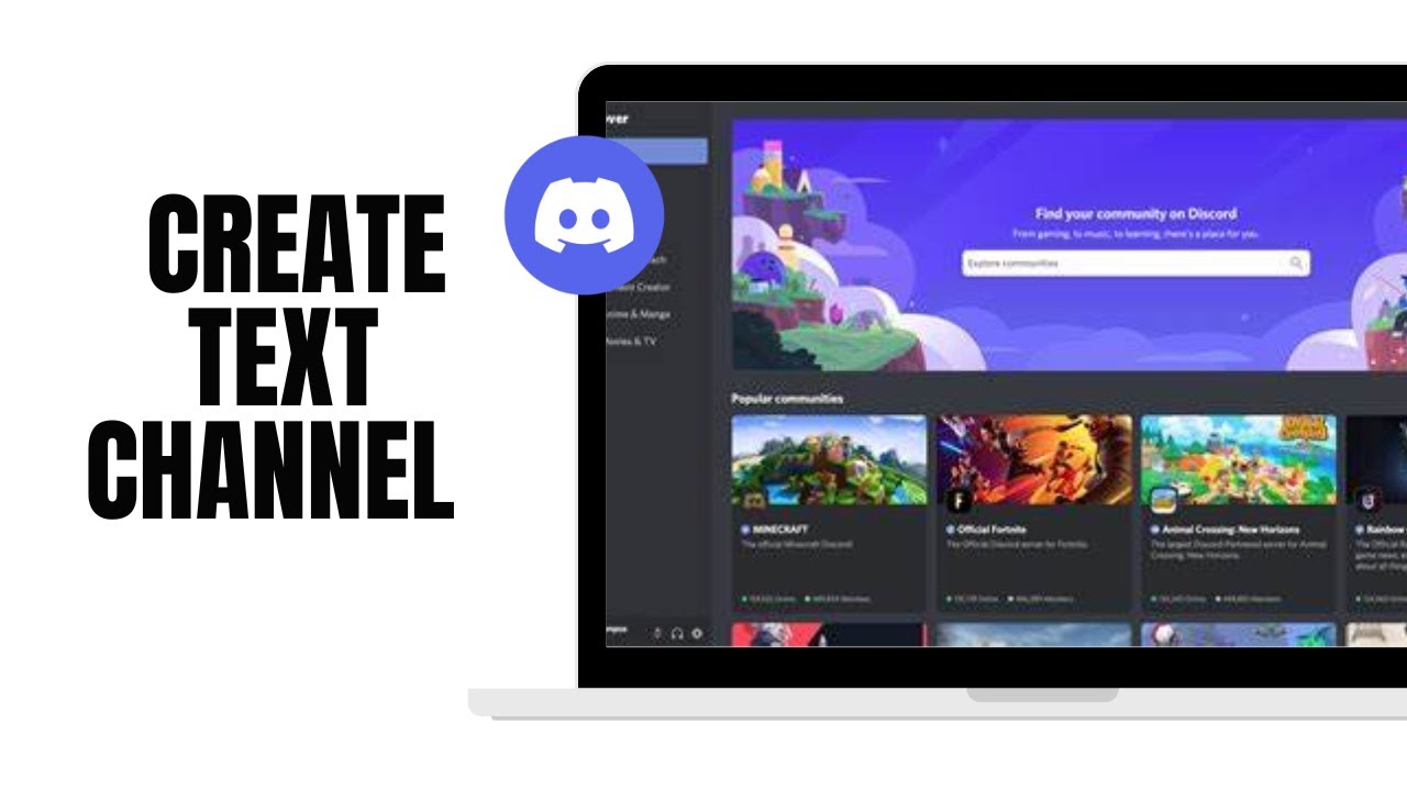 How to Create Text Channel on Discord - YouTube