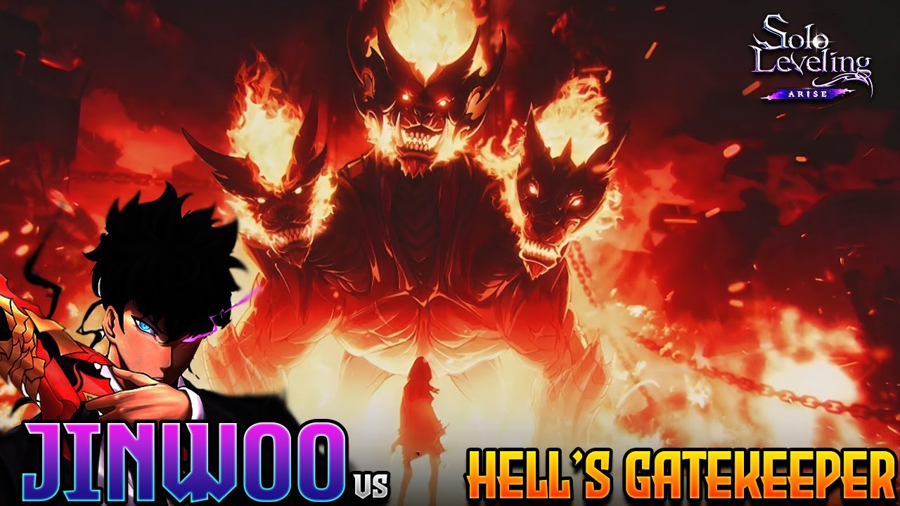 Solo Leveling Gameplay | Jinwoo Takes on the Fiercest Hell Gatekeeper ...
