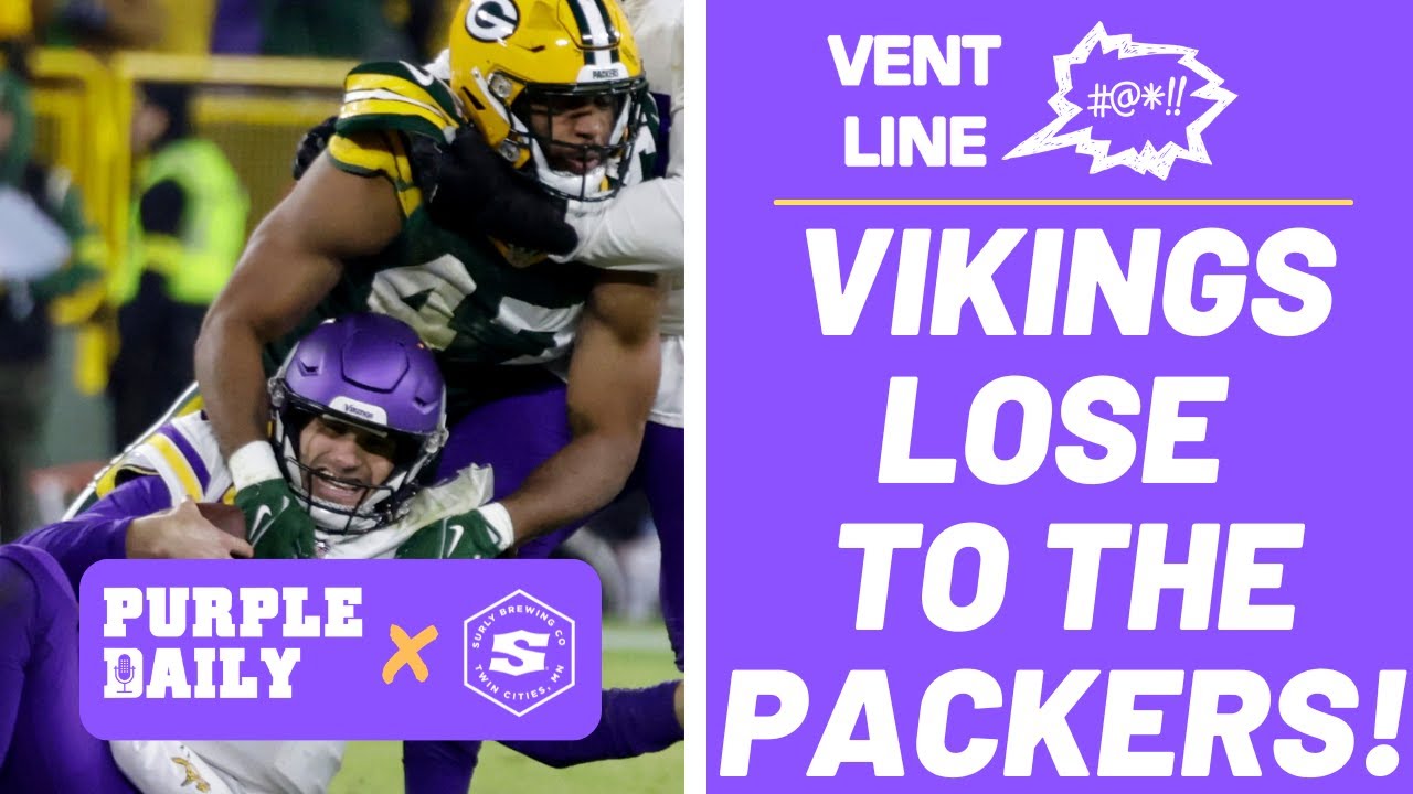 Minnesota Vikings LOSE to Green Bay Packers - YouTube